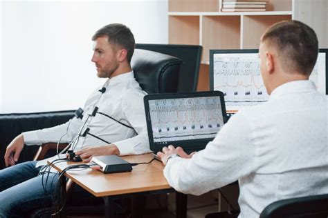 Why You Steal That Car Suspicious Man Passes Lie Detector In The Office Asking Questions