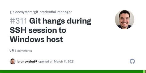 git hangs during ssh session to windows host · issue 311 · git