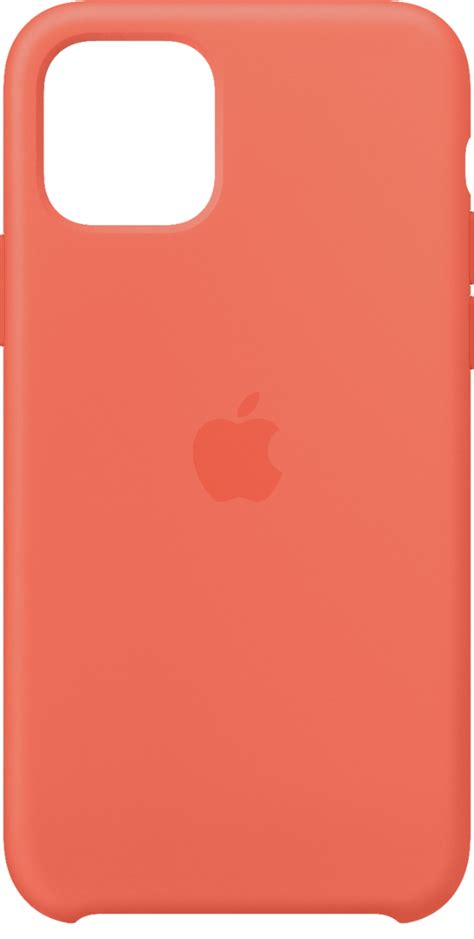 Best Buy Apple Iphone 11 Pro Silicone Case Clementine Orange Mwyq2zma