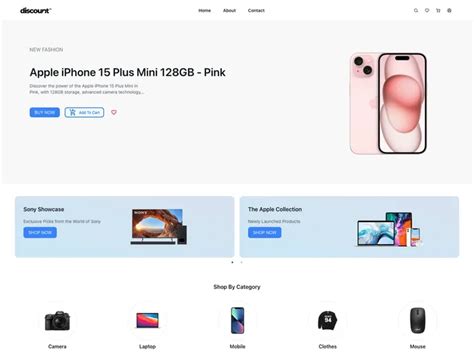React Ecommerce React Templates And Themes