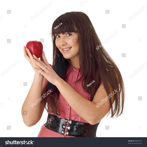 Sexy Girl Apple Stock Photo Shutterstock