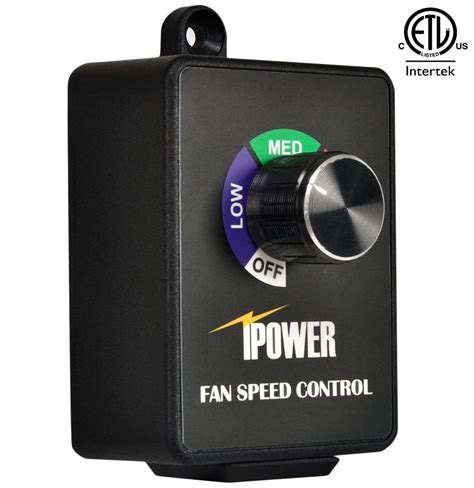 Buy Ipower Exhaust Fan Speed Controller Adjuster For Duct Inline Fan Vent Blower 350w Online At