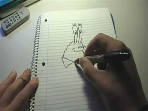 How To Draw Mr Krabs From Spongebob Squarepants