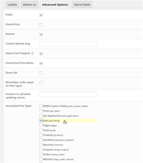 How To Createadd A Custom Taxonomy To Use With Checklist Dropdown Or