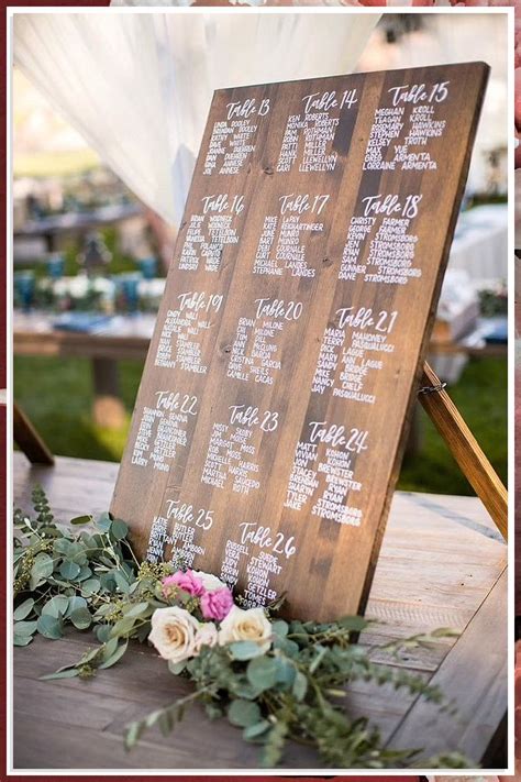 6 Wedding Seating Chart Ideas For Your Big Day Seating Chart Wedding Wedding Table