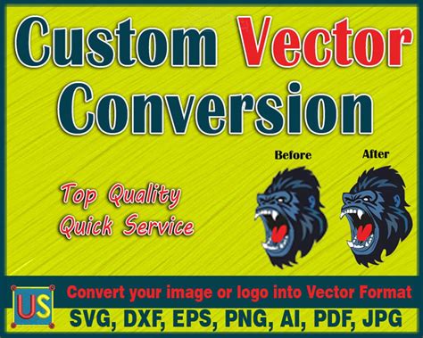 Vector Conversion Vectorize Logo Raster To Vector Image To Vector Custom SVG Convert To