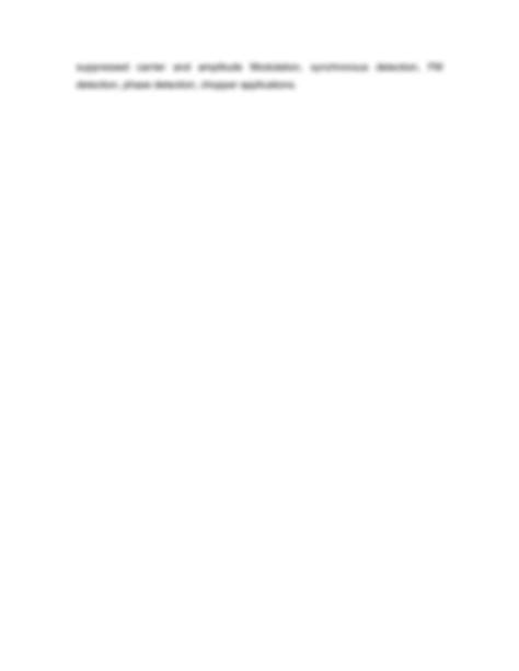 solution amplitude modulation introduction circuit diagram