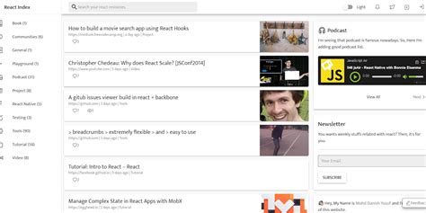 React Index Everything You Need To Know About React In One Place Product Hunt
