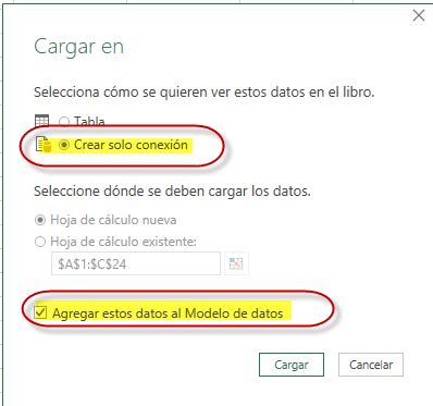 Power Query Cargar Datos En El Modelo De Datos EXCEL FORO Un Blog