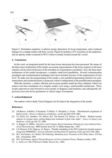 Real Time Simulation For Laser Tissue Interaction Model Pdf