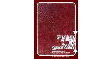 structured analysis and system specification by tom demarco
