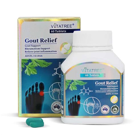 Vitatree Gout Relief 60 Tablets Natonic