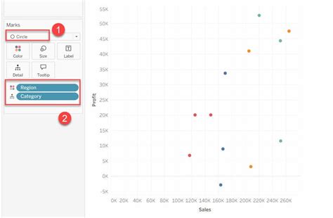 Create A Scatterplot In Tableau