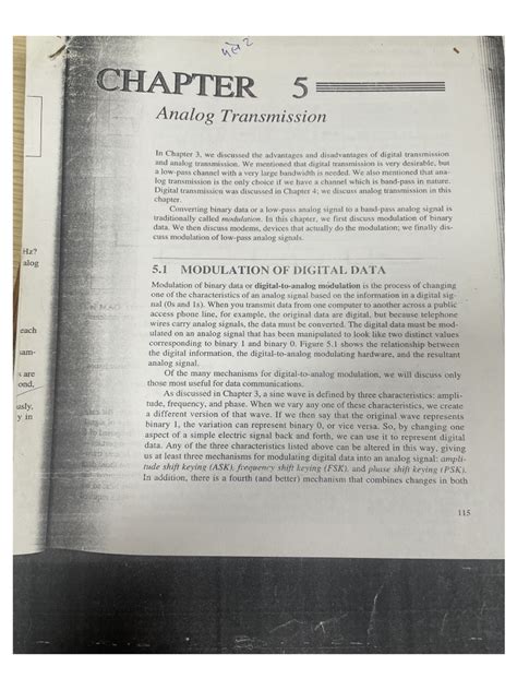 Analog Transmission Pdf