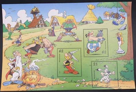 Bund Asterix Obelix Idefix Miraculix Dorf 2015 Postfrisch Briefmarke 5 95