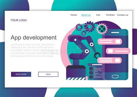Modern Flat Design Concept Of Web Page Design For Website And Mobile Website Landing Page