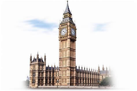 Premium Vector Big Ben Isolated On White Background London