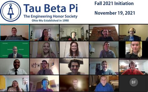 I Would Like To Congratulate The Newest Members Of The Ohio Mu Chapter