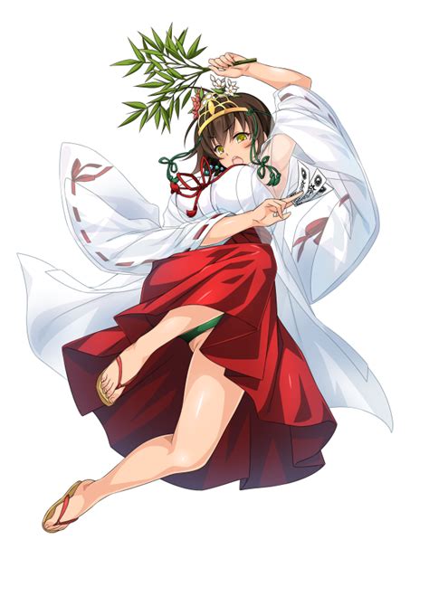 Safebooru 1girl Arm Up Branch Brown Hair Green Panties Headdress