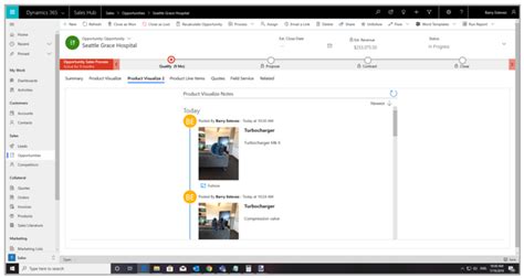 Dynamics 365 Product Visualize Update Vom Juli Umfasst Lösungspaket Mit Notizen Und Notizen