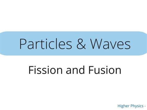 Cfe Higher Physics Particles And Waves Powerpoints Teaching Resources Cfe Higher Physics Particles And Waves Powerpoints Teaching Resources