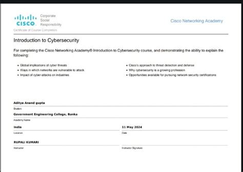 Aditya Gupta On Linkedin Cisco Cybersecurity