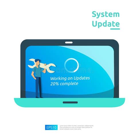 Update Progress Concept Of Operation System Data Synchronize Process