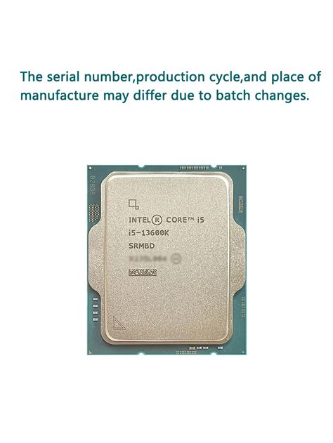 Intel Core I5 13600k I5 13600k 3 5ghz 14 Core 20 Thread Cpu Processor L3 24m 125w Lga 1700 No