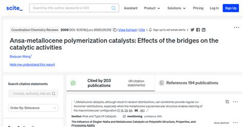 Ansa Metallocene Polymerization Catalysts Effects Of The Bridges On The Catalytic Activities