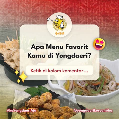 Annyeong Sobat Yongdaeri🙌🏼 Kamu Yongdaeri Korean Bbq