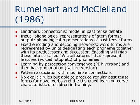 Ppt Computational Cognitive Modelling Powerpoint Presentation Free
