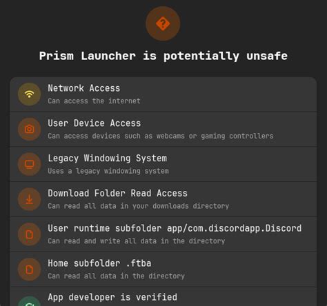Why Does Prism Launcher Flatpak Need Access To The Discord Flatpak Folder Rprismlauncher