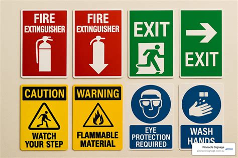 Fire Safety Sign Types
