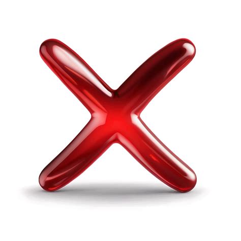 Red X Png Images 100