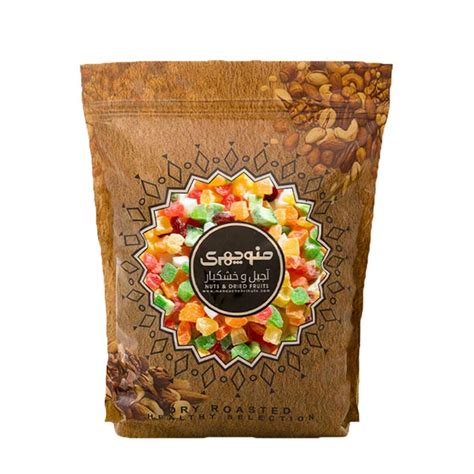 خرید حبه میوه خشک استوایی لوکس با قیمت مناسب آجیل منوچهری