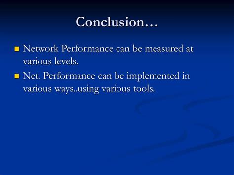 ppt network performance measurement powerpoint presentation free
