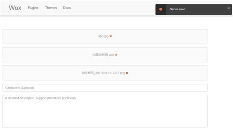 I Cannot Upload Plugin To Server · Issue 2402 · Wox Launcherwox · Github