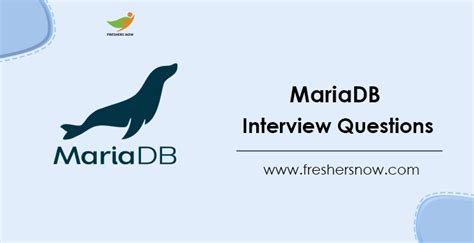 Top 100 Mariadb Interview Questions And Answers