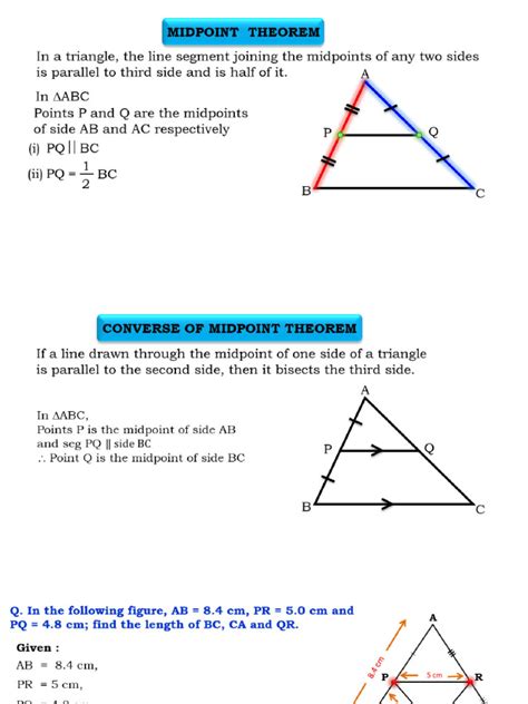 12mid Point And Its Converse Including Intercept Theorem Pdf 12mid Point And Its Converse Including Intercept Theorem Pdf