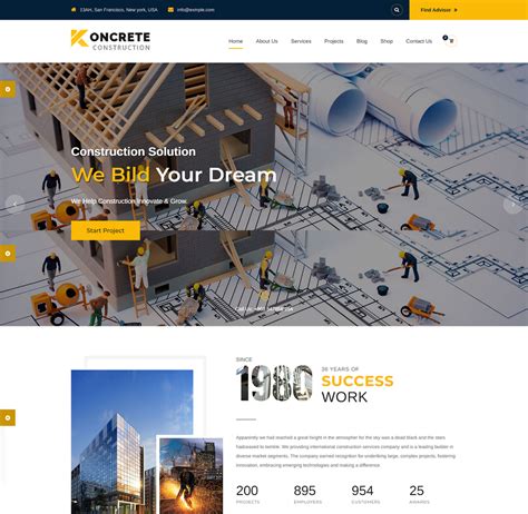Constructo Construction Building Html Template