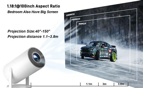 40 150 Smart Mini Projector 4k Decoding 1280720p Output Portable Projector With