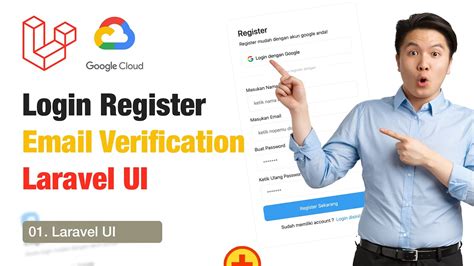 🔴 Membuat Login Register Dengan Laravel Ui 01 Youtube