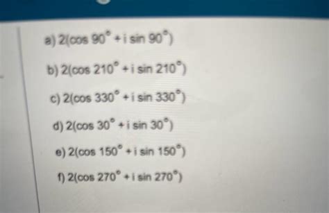 Solved Find And Graph The Cube Roots Of I Listed At Right Chegg Com
