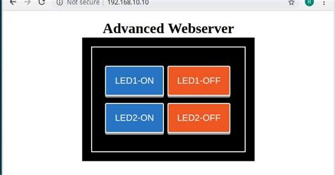 Arduino Web Server Using Esp8266 Esp32 Electronicdiys