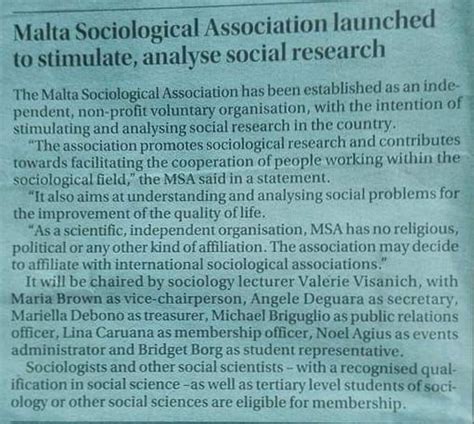 Bridget Borg On Linkedin On The Occasion Of The 7th Anniversary Of The Malta Sociological…