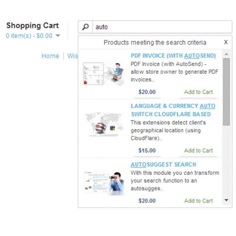Opencart Autosuggest Search Oc15x