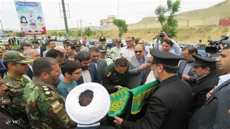 خادمان آستان قدس رضوی مورد استقبال مهابادی‌ها قرار گرفتند فیلم