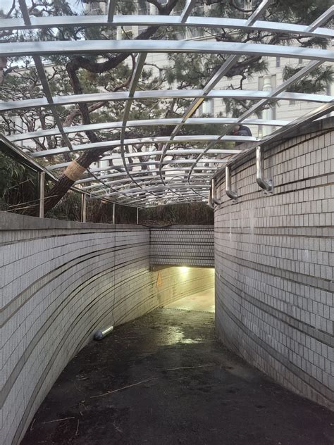 캐노피 갤러리 공공기관 법원 지하주차장 입구출구 차양