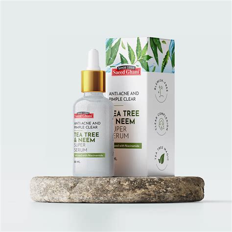 Tea Tree And Neem Anti Acne And Pimple Clear Super Serum Saeed Ghani