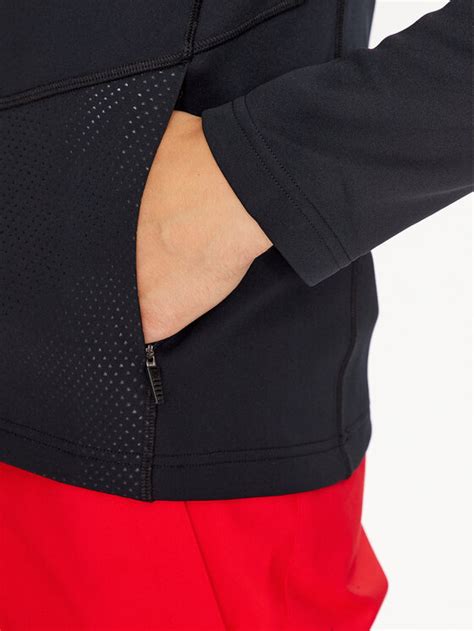 Rossignol Суитшърт от техническо трико Classique Черен Standard Fit Modivo Bg